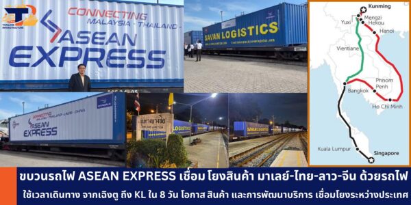 รถไฟ ASEAN EXPRESS มาเลย์-ไทย-ลาว-จีน โอกาสเชื่อมโยงการค้า ใช้เวลา ...